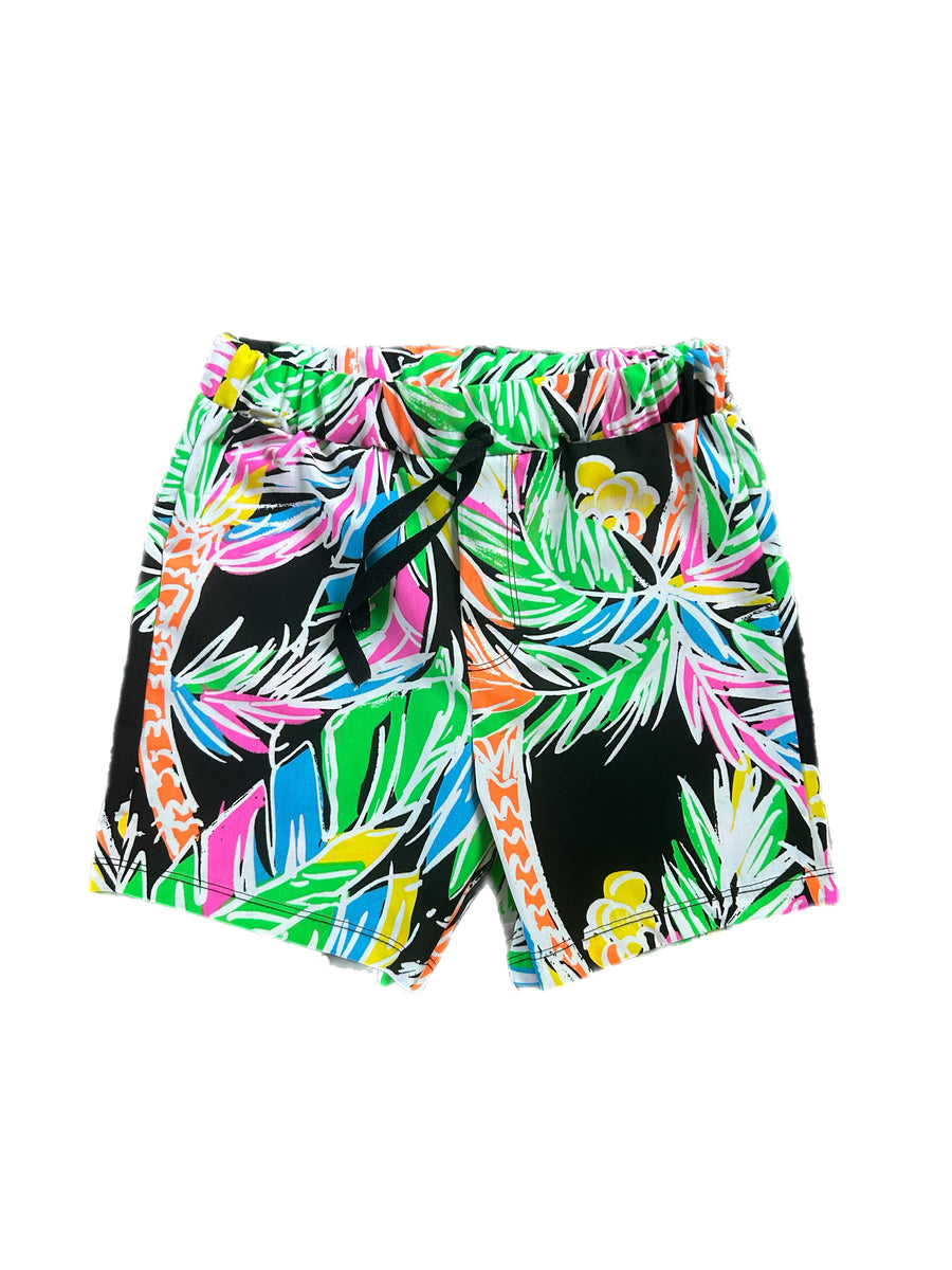 Tropical Neon Swim Trunks – Charlie + CHUMPS